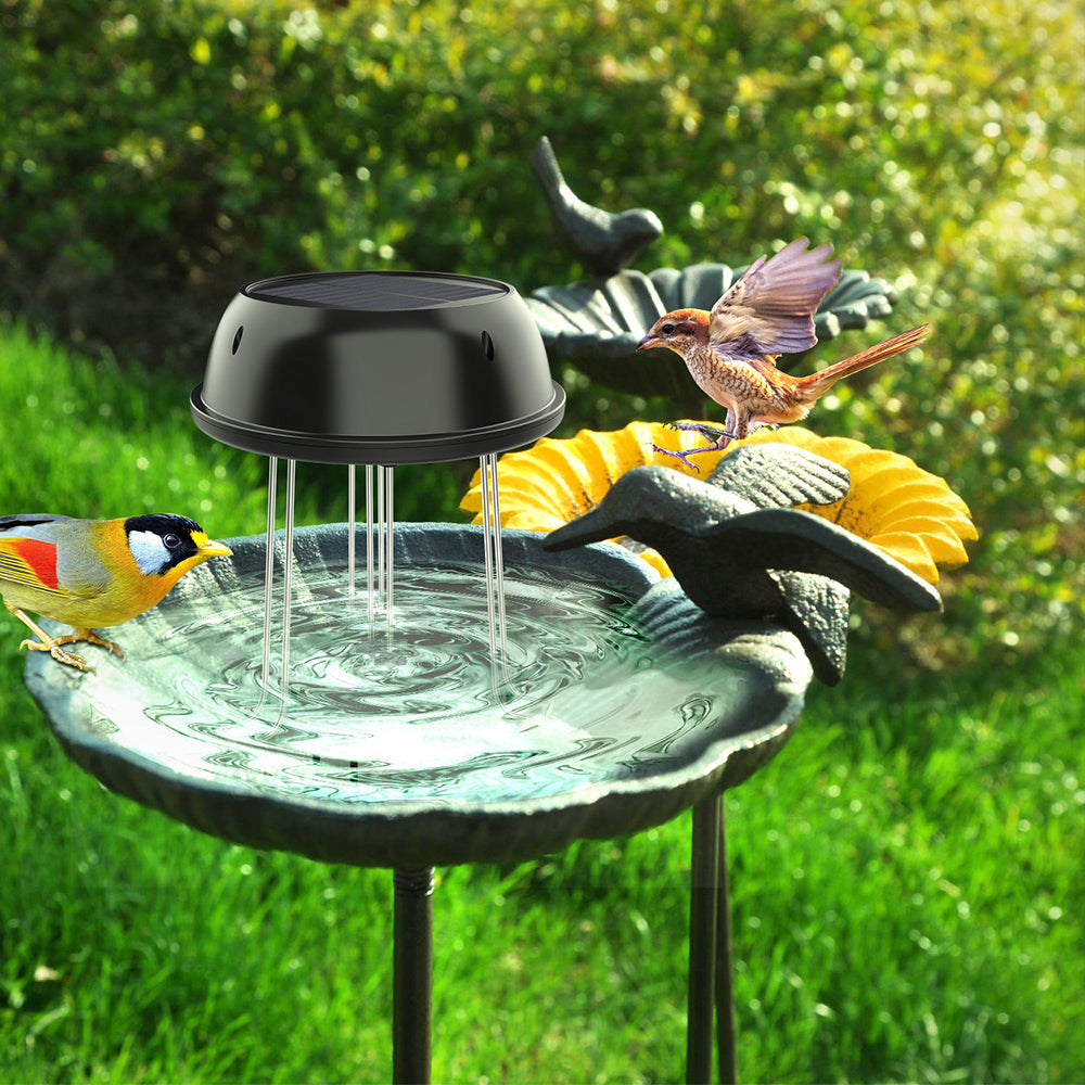 Solar Powered Water Wiggler Bird Bath Water Agitator for Birdbath Gard ...