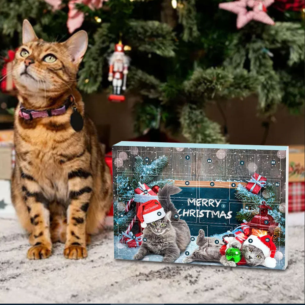 Xmas Cat Toys Advent Calendar 24 DaysChristmas Countdown Calendar for ...