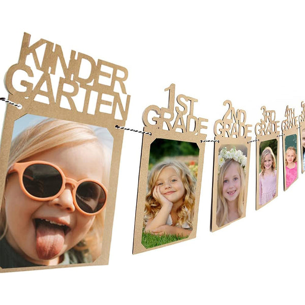 Graduation Photo Banner Kindergarten to 12th Grade Graduation Picture ...