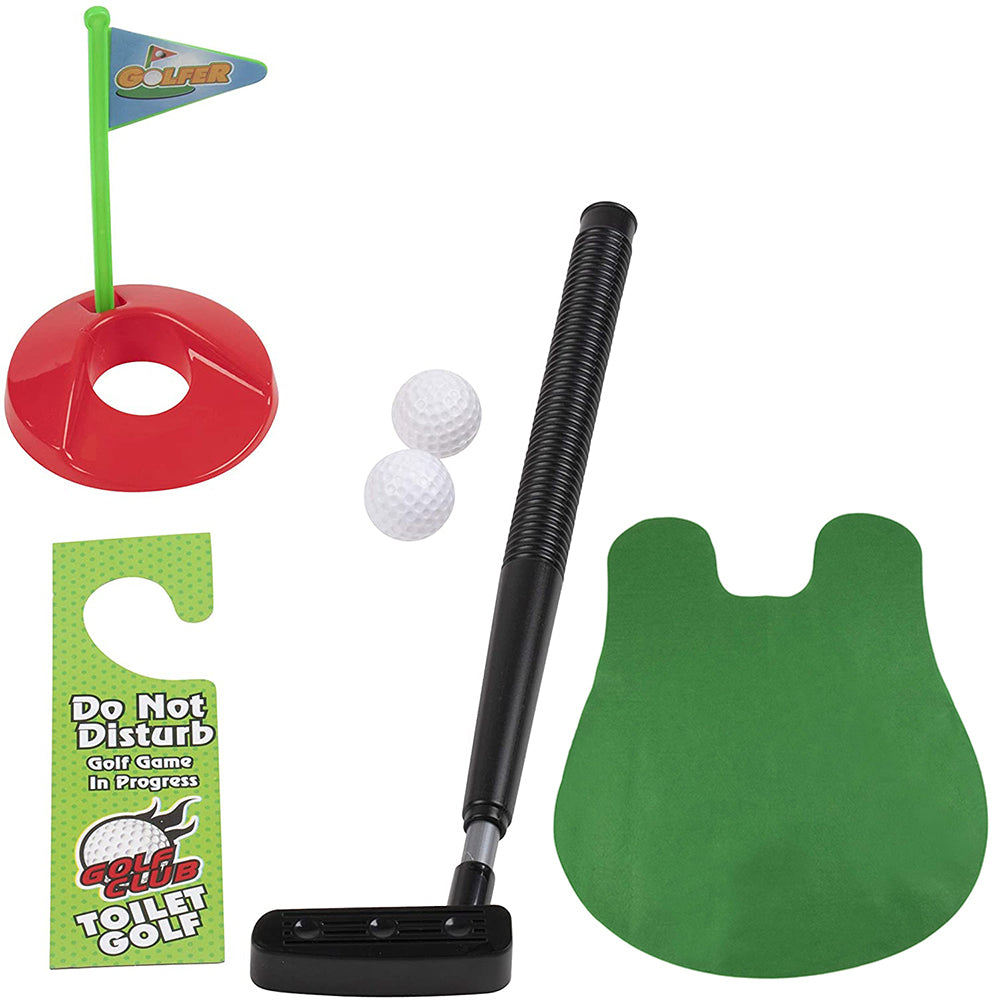 Toilet Mini Golf Potty Putter Toy Set – fancygrab